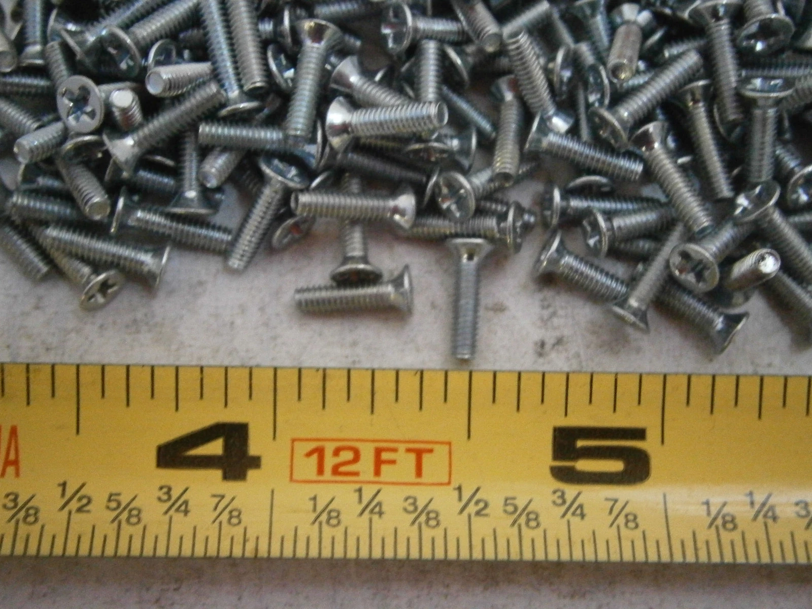 Machine Screws M2 X 8 Phillips Flat Head Steel Zinc Plated Lot Of 100 ...
