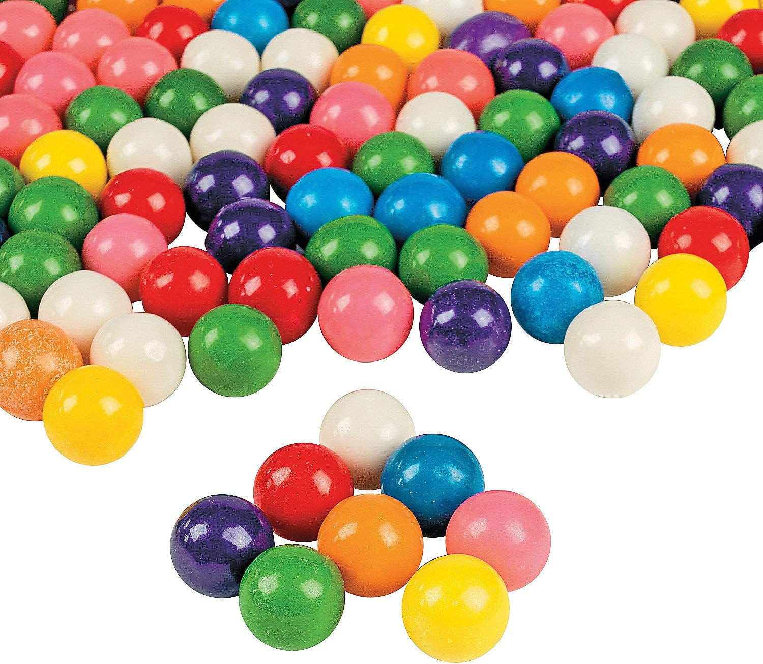 Machine Size Gumballs, 20-Oz, 257 Pieces, Assorted Fruit Flavors ...