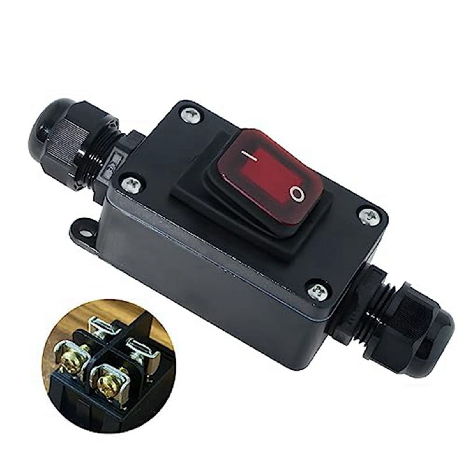 Machine Switch Push Button Inline Switch AC220V 30A Push Button Switch ...