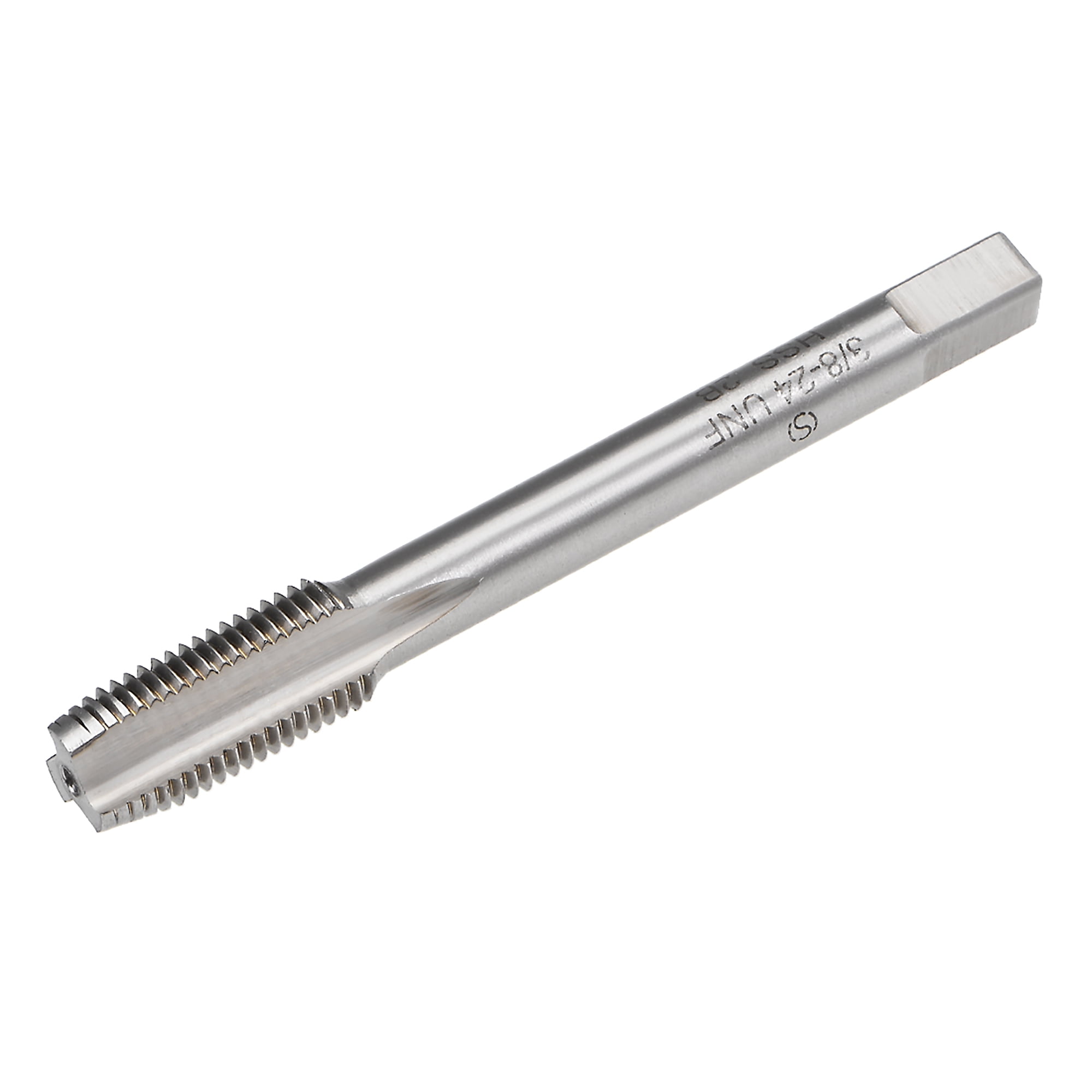 Machine Tap 3/8-24 UNF Thread Pitch 2B Class 3 Flute High Speed Steel ...