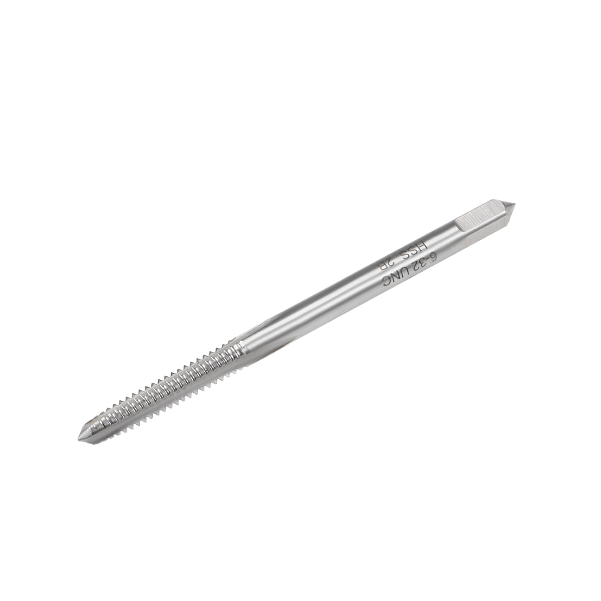 Machine Tap 6-32 UNC Thread Pitch 2B Class 3 Flute High Speed Steel ...