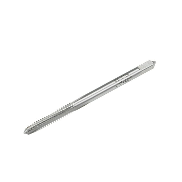 Machine Tap 6-32 UNC Thread Pitch 2B Class 3 Flute High Speed Steel ...