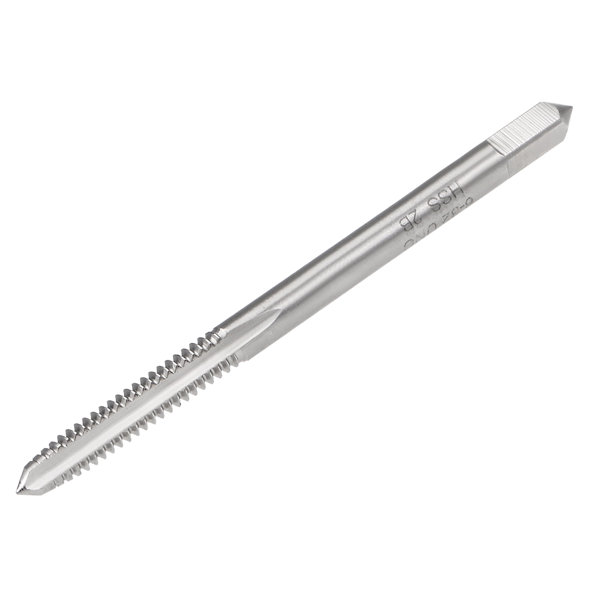Machine Tap UNC 6-32 Thread Pitch 2B Class 3 Flutes High Speed Steel ...