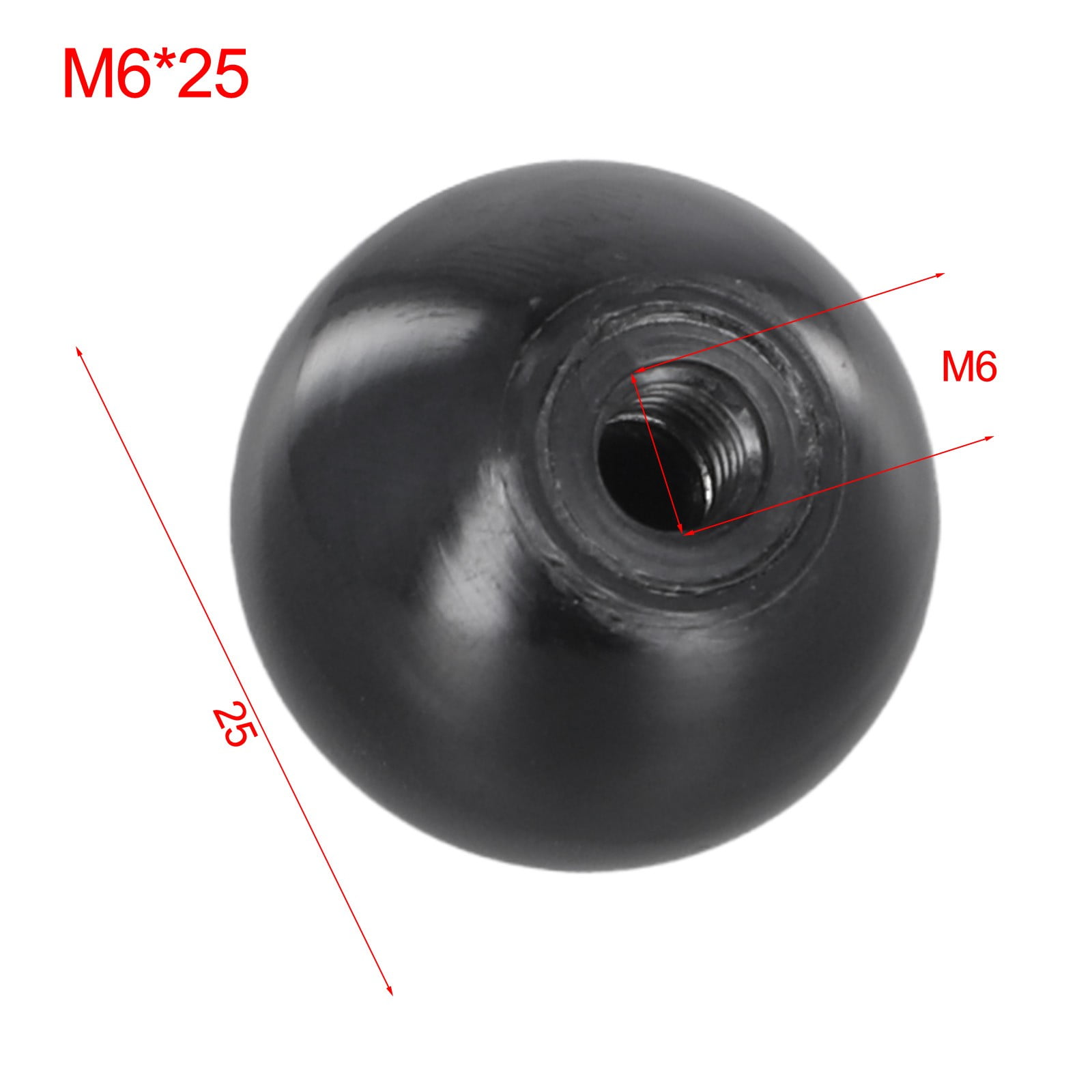 Machine Tool Handle Ball Nut For Lathe Equipment - Bakelite Iron Core ...