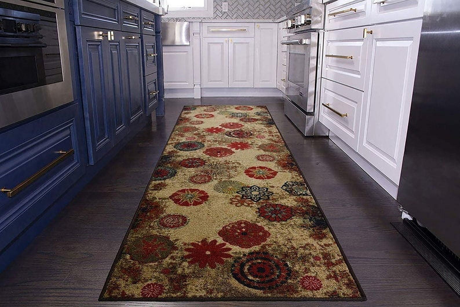 Machine Washable Custom Size Runner Rug Skid Resistant Backing Rug ...