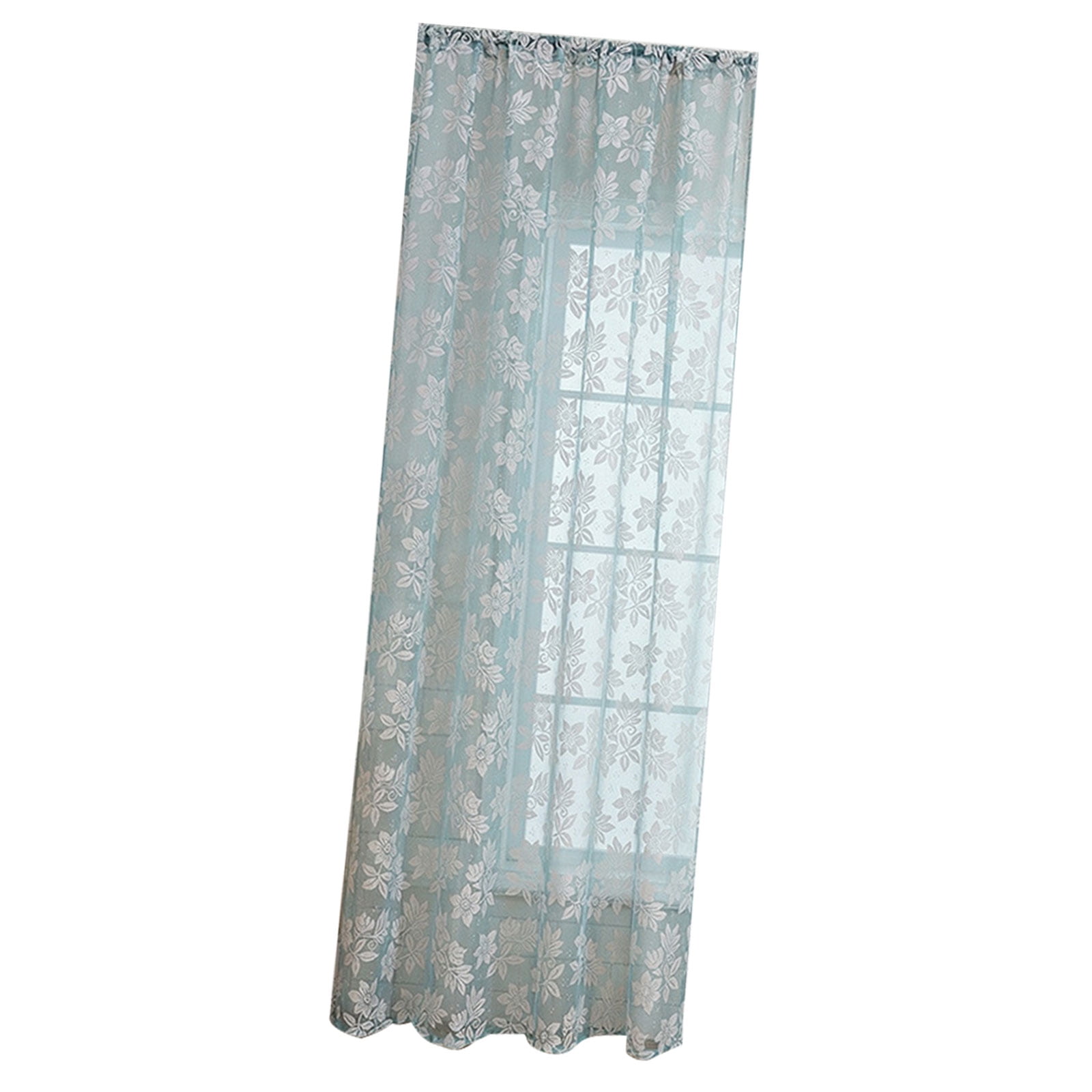 Machine Washable Polyester Sheer Curtain Features Rod Pocket For Simple ...