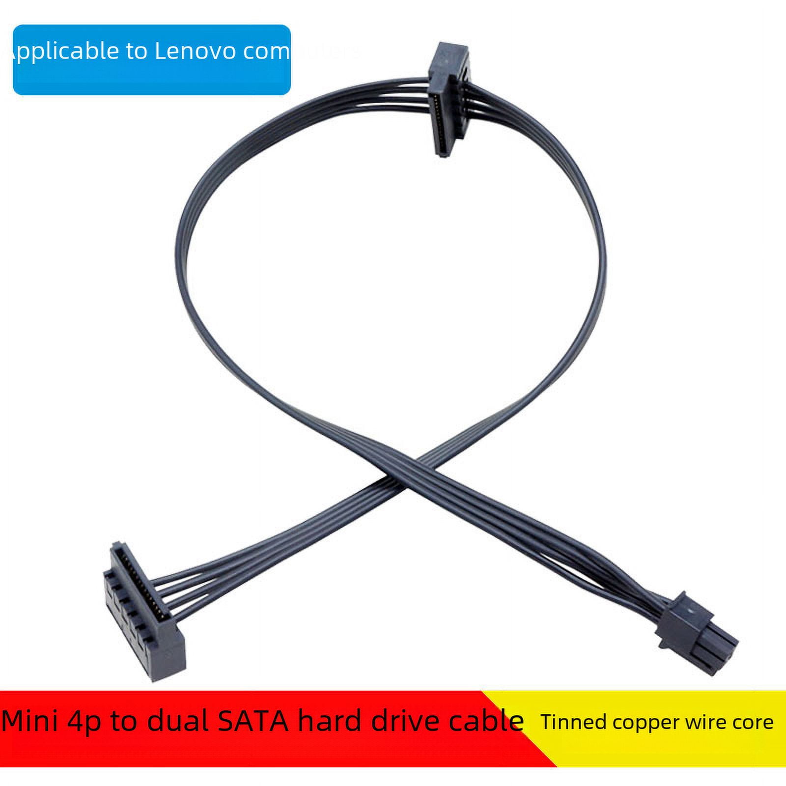 Machine mini 4pin to sata hard disk power cord large 4p to serial SSD ...