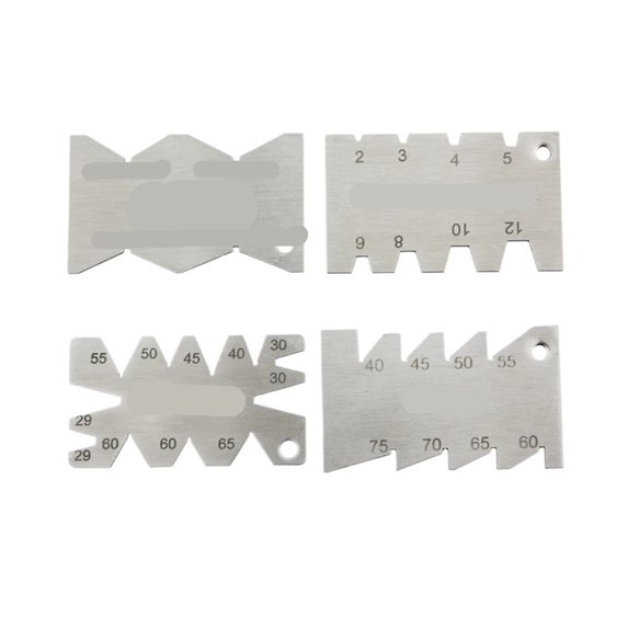 Machining Threads Screw Cutting Gauge Angle Arc Model Angles Measure ...