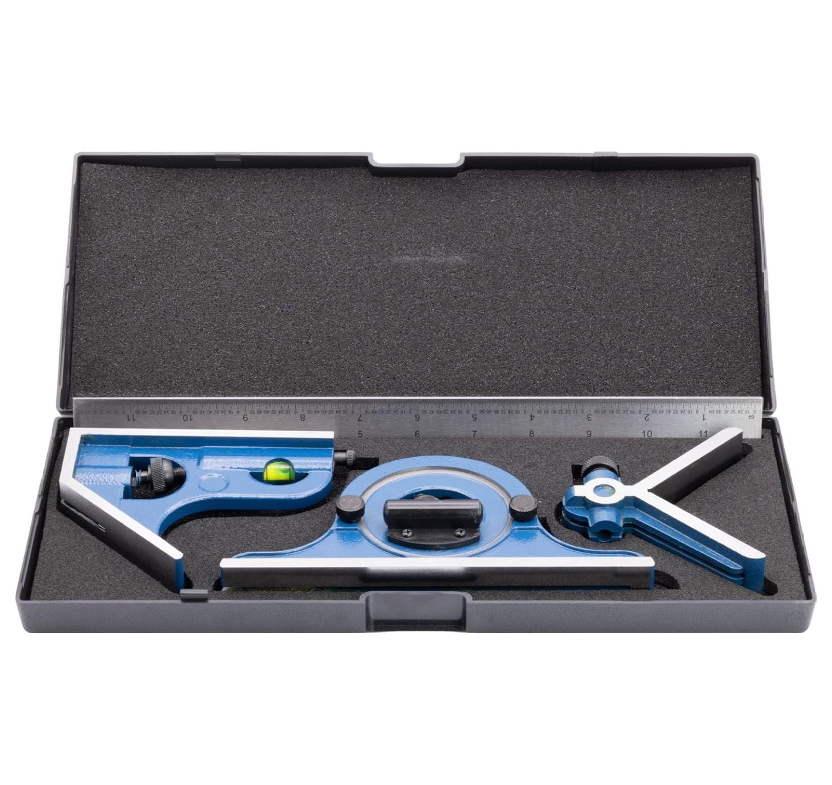 Machinist Combination Square Set 4 pc, 12 Inch - Precision Measuring ...