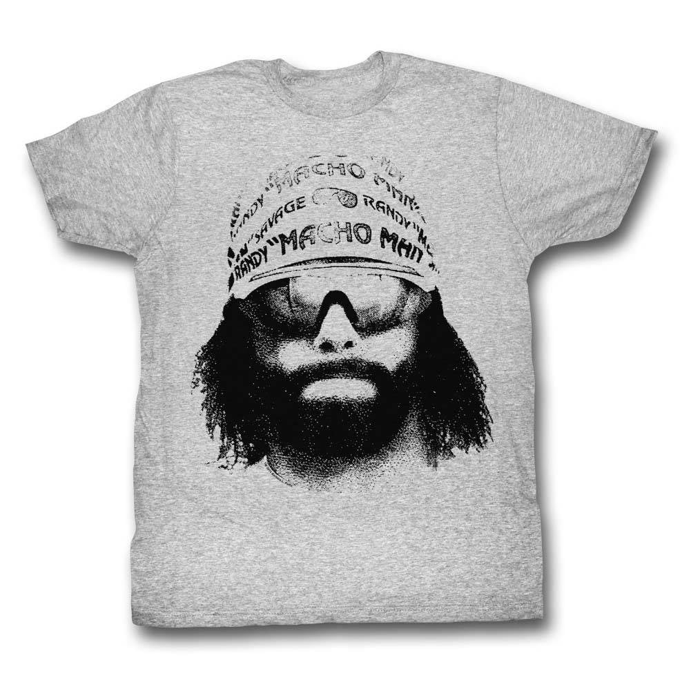 Macho Man Icons Face Adult Short Sleeve T Shirt - Walmart.com