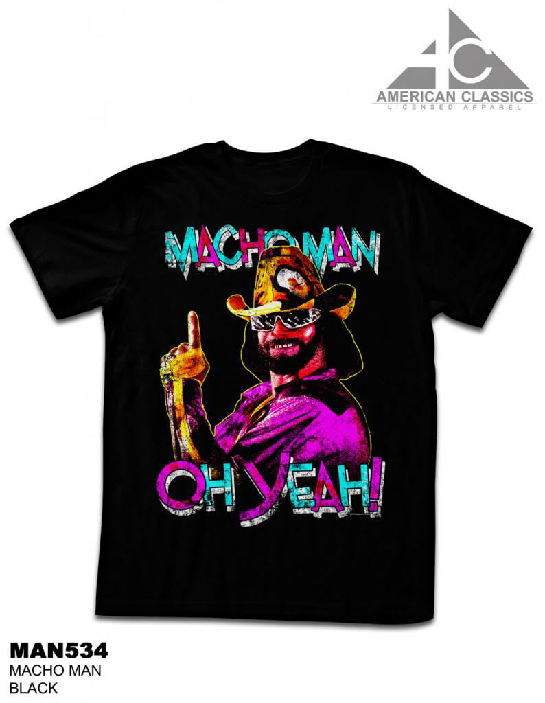 Macho Man Icons Macho Man Adult Short Sleeve T Shirt - Walmart.com