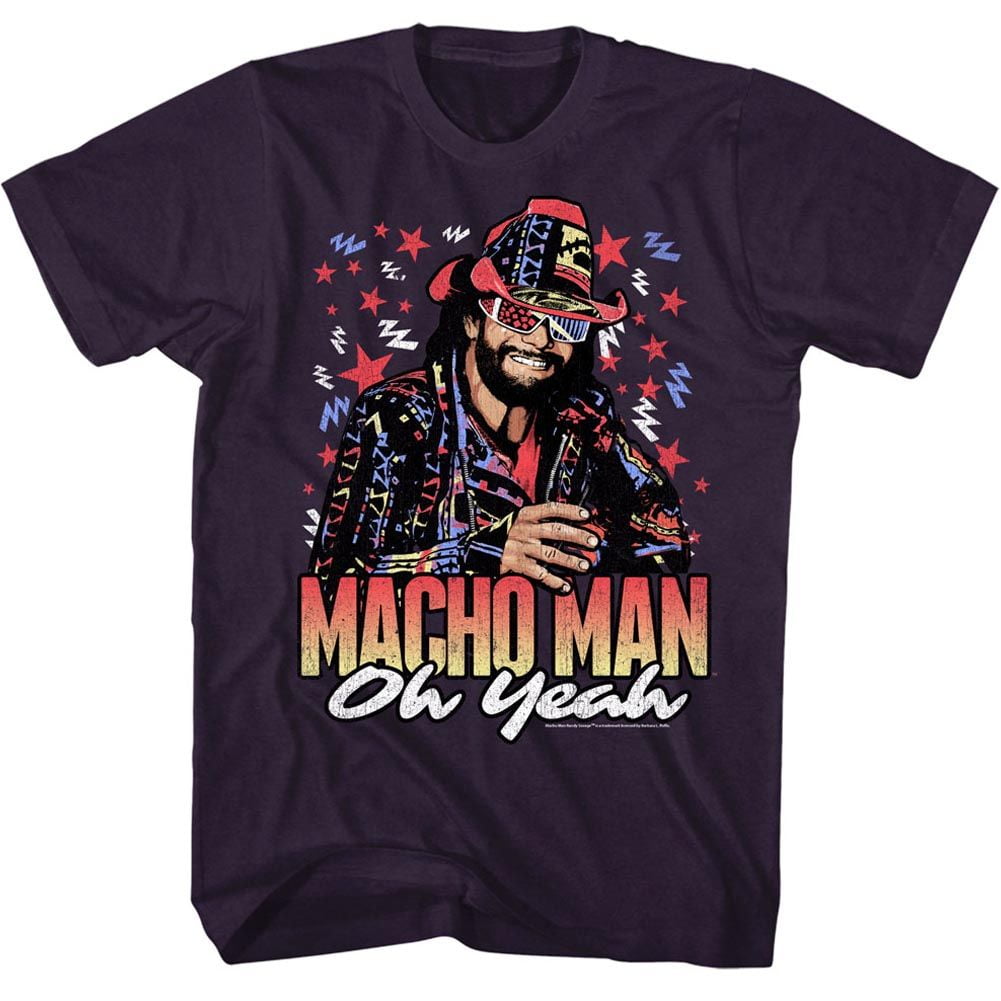 Macho Man Icons Oh Yeah Adult Short Sleeve T Shirt - Walmart.com