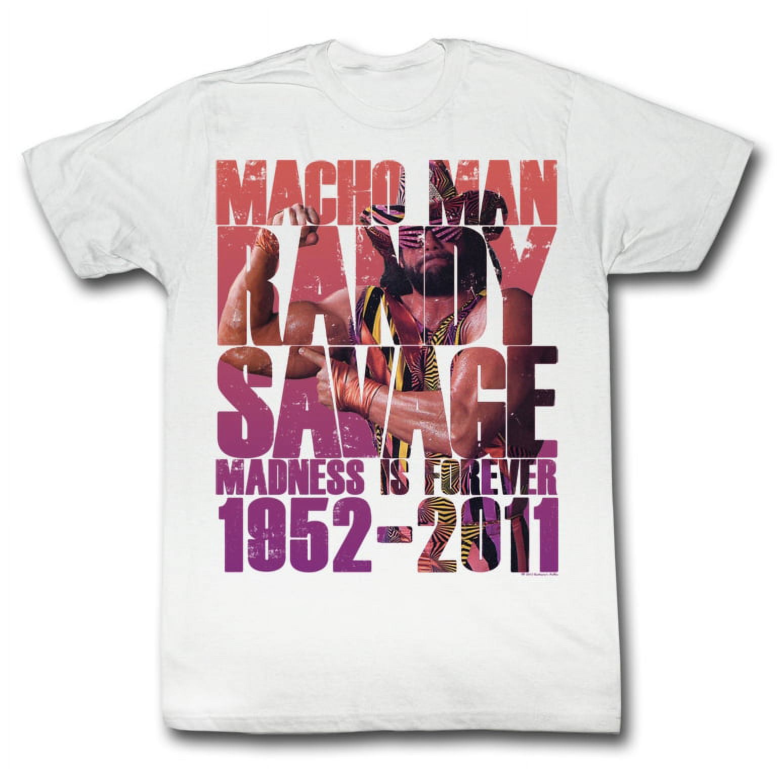 Macho Man More Macho Classic White Adult T-Shirt - Walmart.com