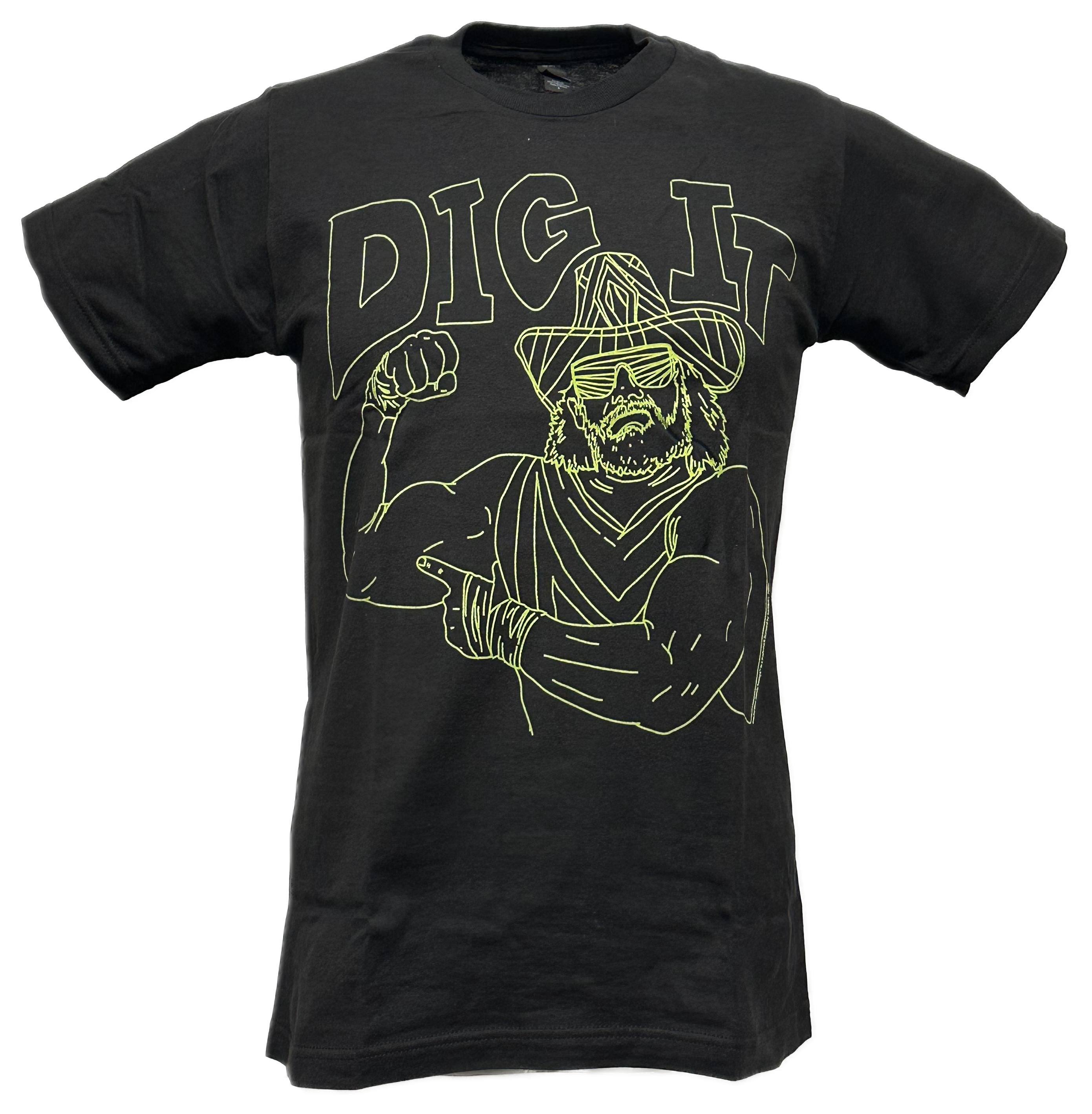 Macho Man Randy Savage Dig It Mens Black T-shirt M - Walmart.com