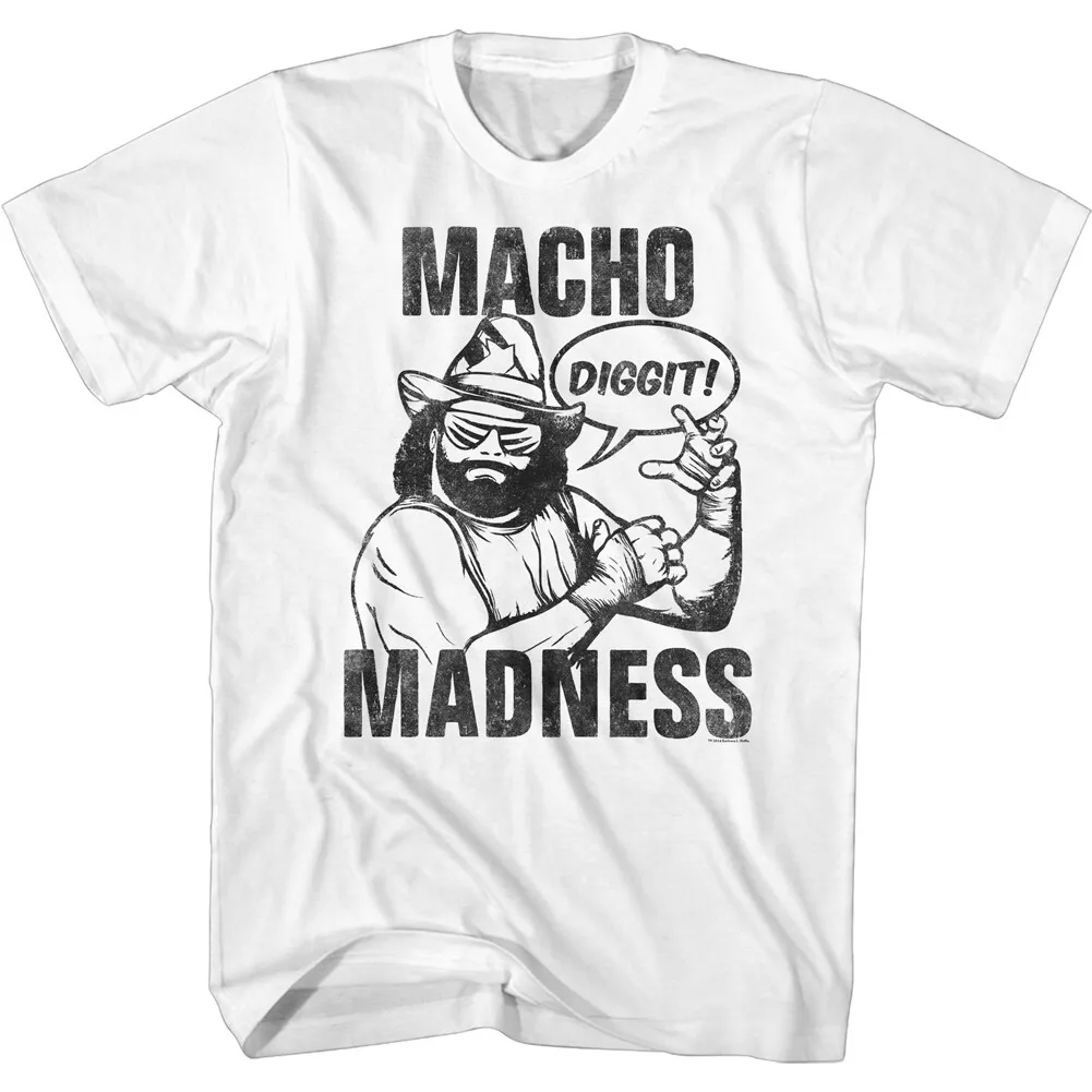 Macho Man Randy Savage Macho Madness Diggit Men's T Shirt Wwe Wrestling ...