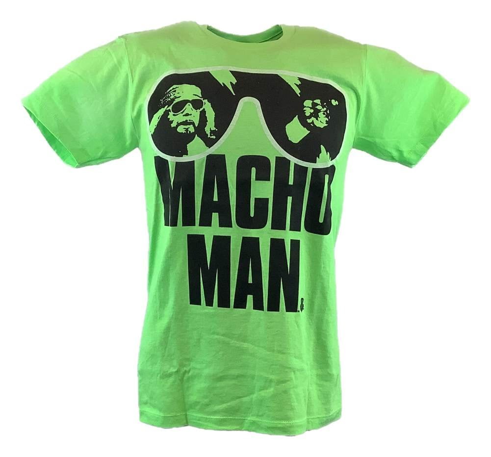 Macho Man Randy Savage Neon Green Mens T-shirt M - Walmart.com