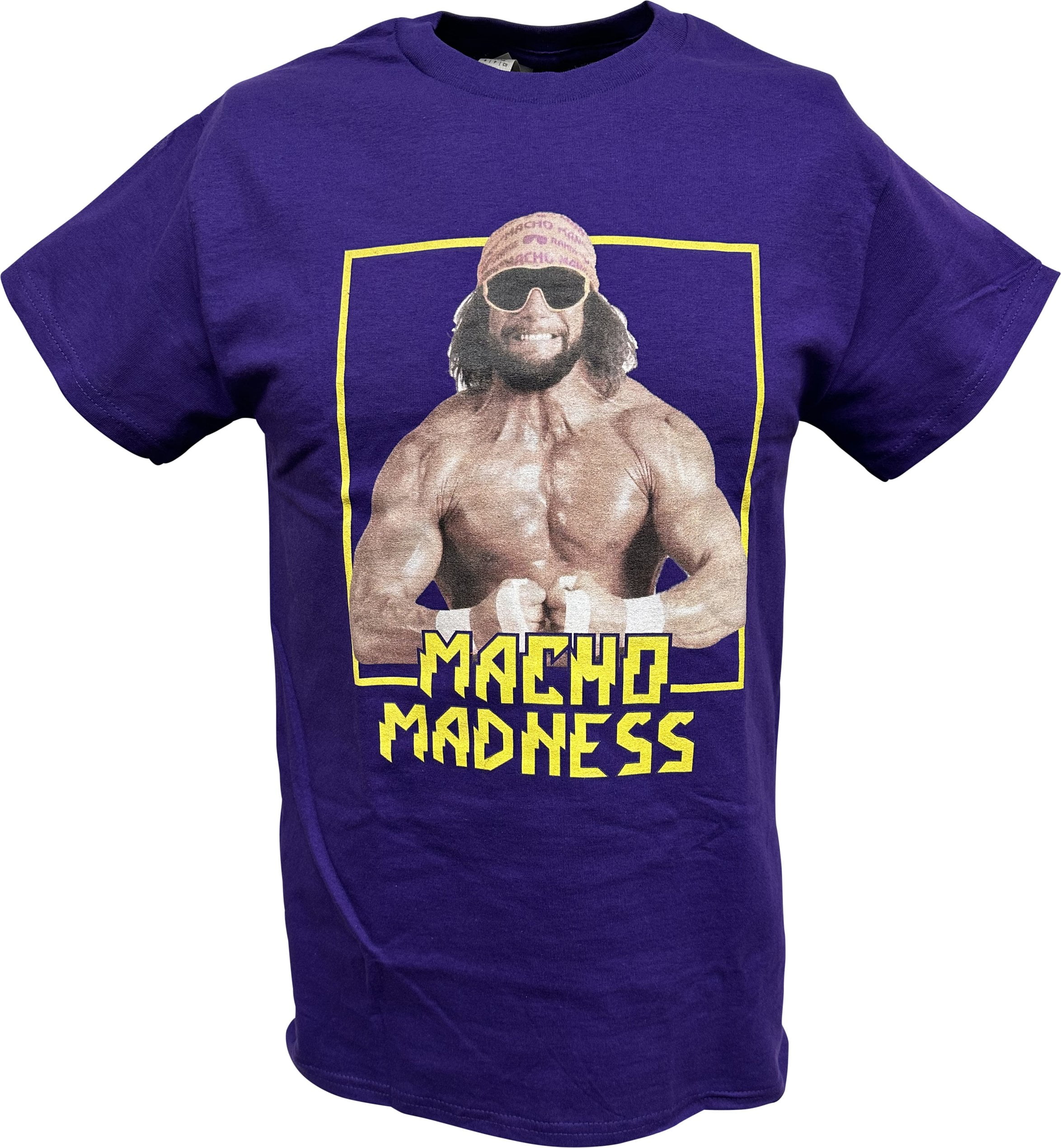 Macho Man Randy Savage Purple Madness WWE Mens T-shirt L - Walmart.com