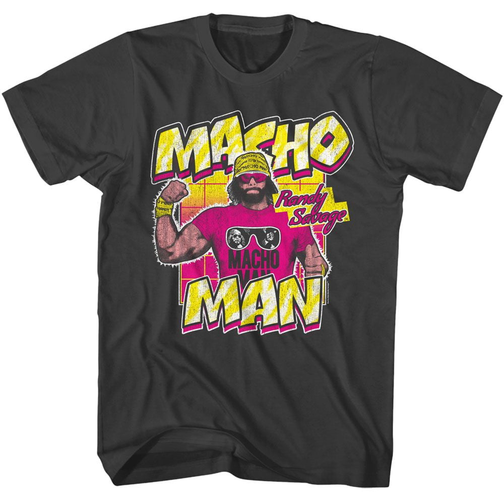 Macho Man Randy Savage Smoke Adult T-Shirt - Walmart.com