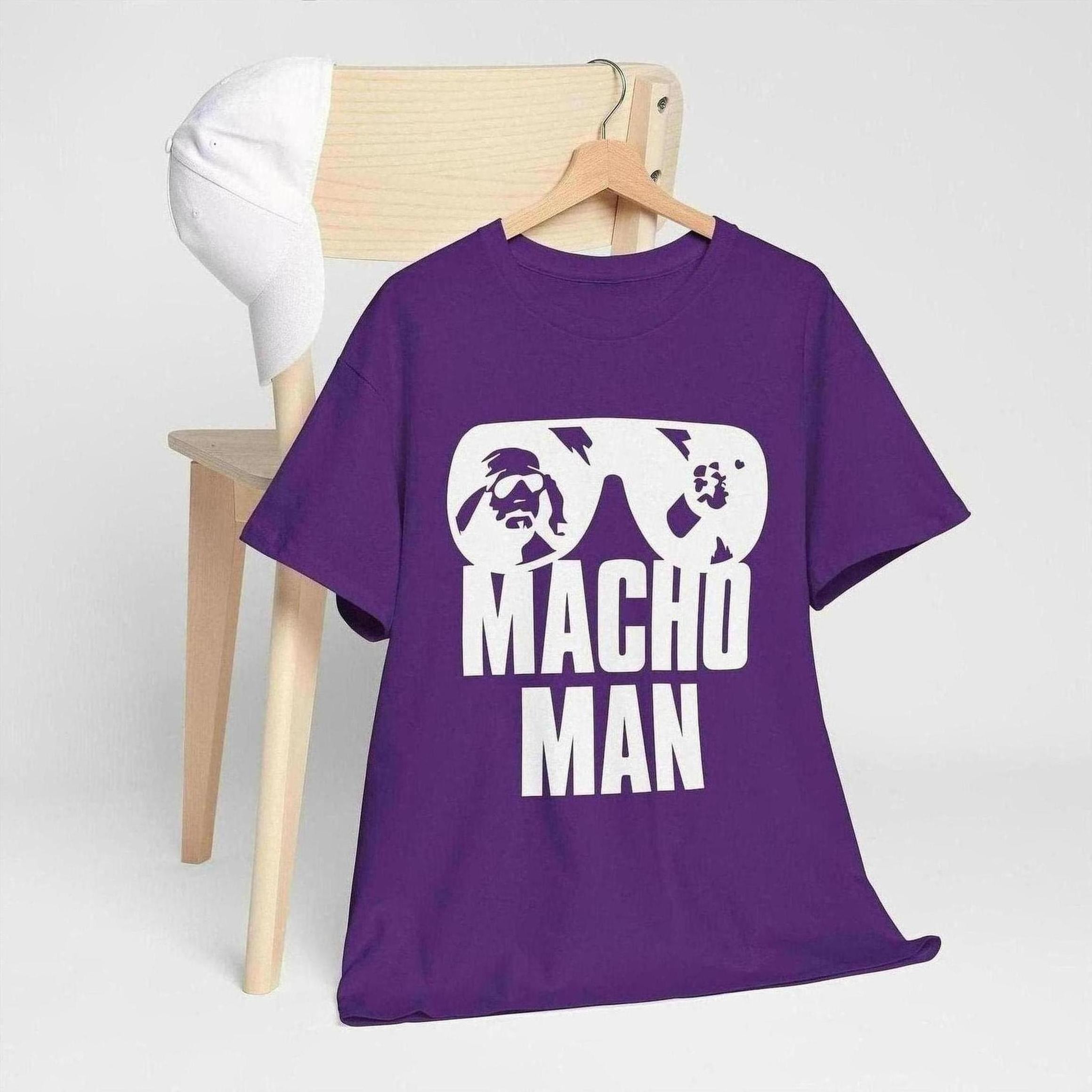 Macho Man Wrestler Ooold School, MING HAO Unisex - Walmart.com