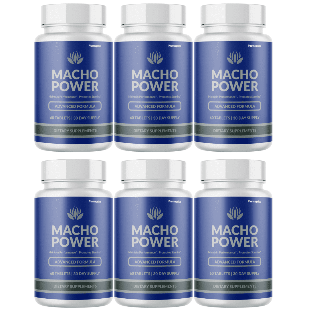 Macho Power Male, Macho Power Tablets for Energy and Vitality - 6 Bottles - Walmart.com