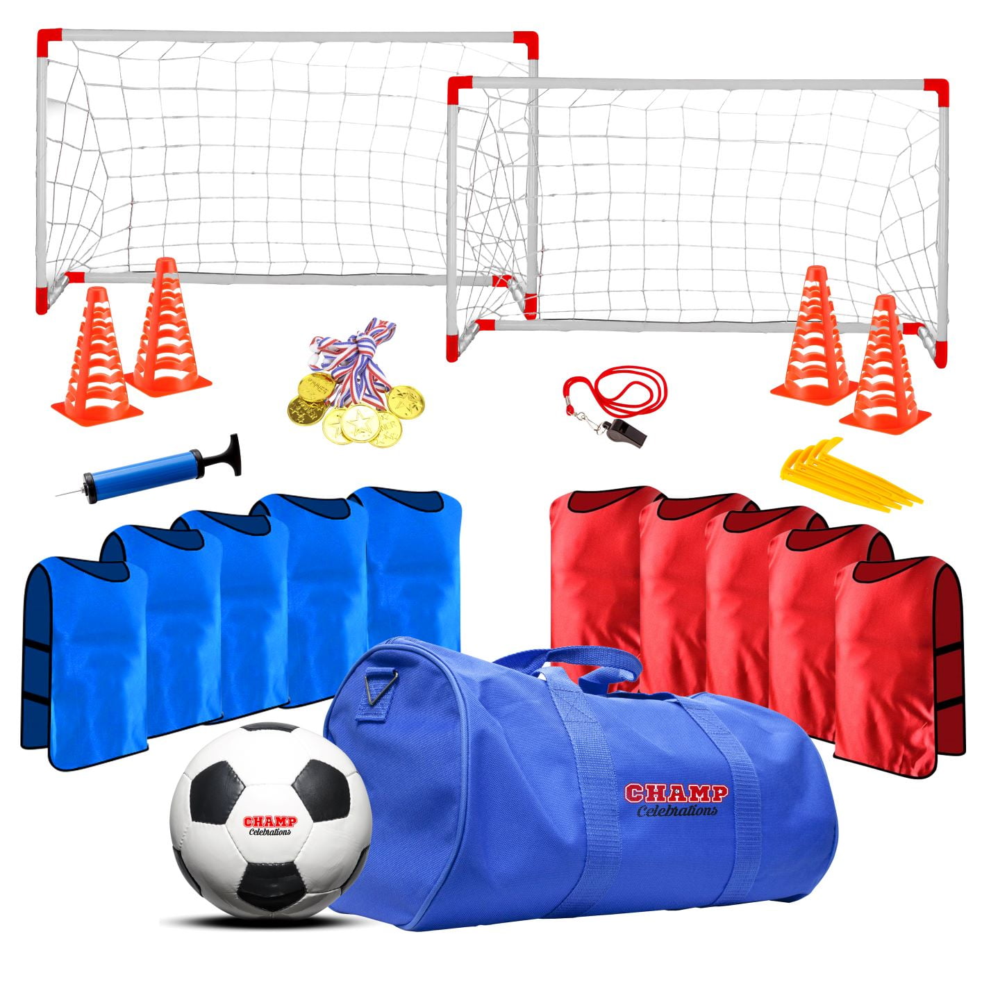 Machrus Champ Celebrations® All-In-One Soccer Set |Kids Premium Party ...