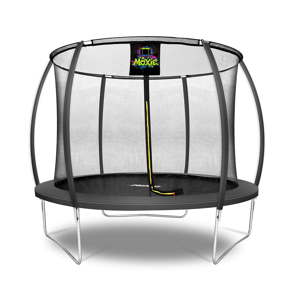 Machrus Moxie Pumpkin-Shaped Outdoor Trampoline Set with Premium Top ...