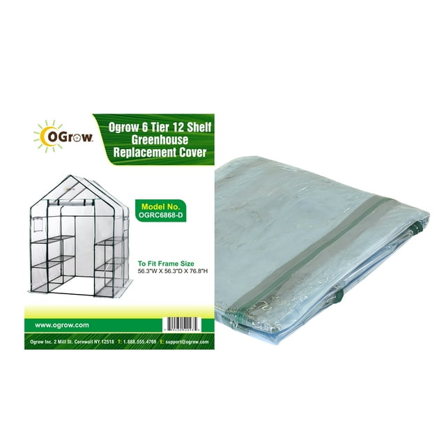 Machrus Ogrow Premium Greenhouse Replacement Cover for Your Outdoor ...