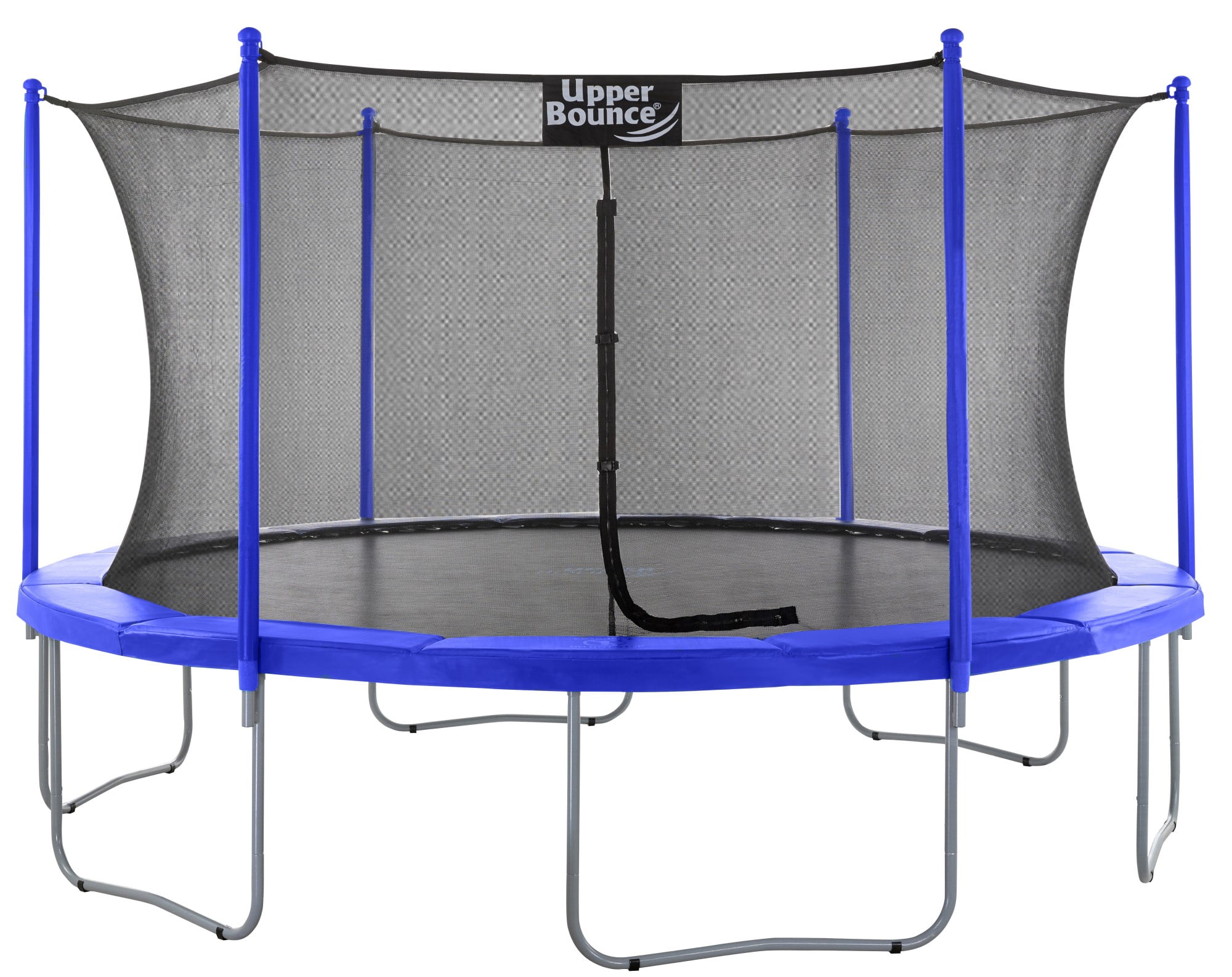 Machrus Upper Bounce 16 FT Round Trampoline Set with Safety Enclosure ...