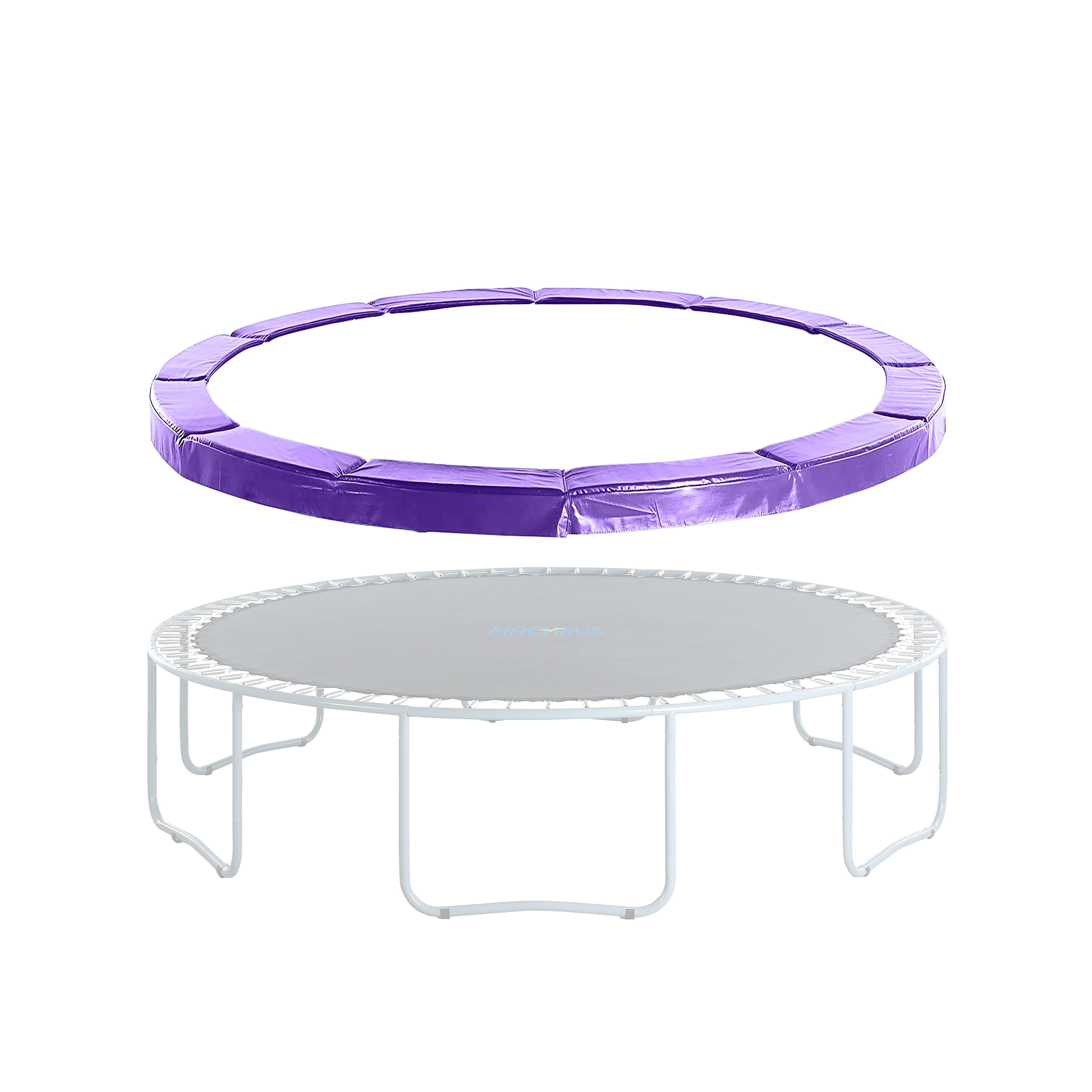 Machrus Upper Bounce Trampoline Safety Pad - Water-Resistant - Purple ...