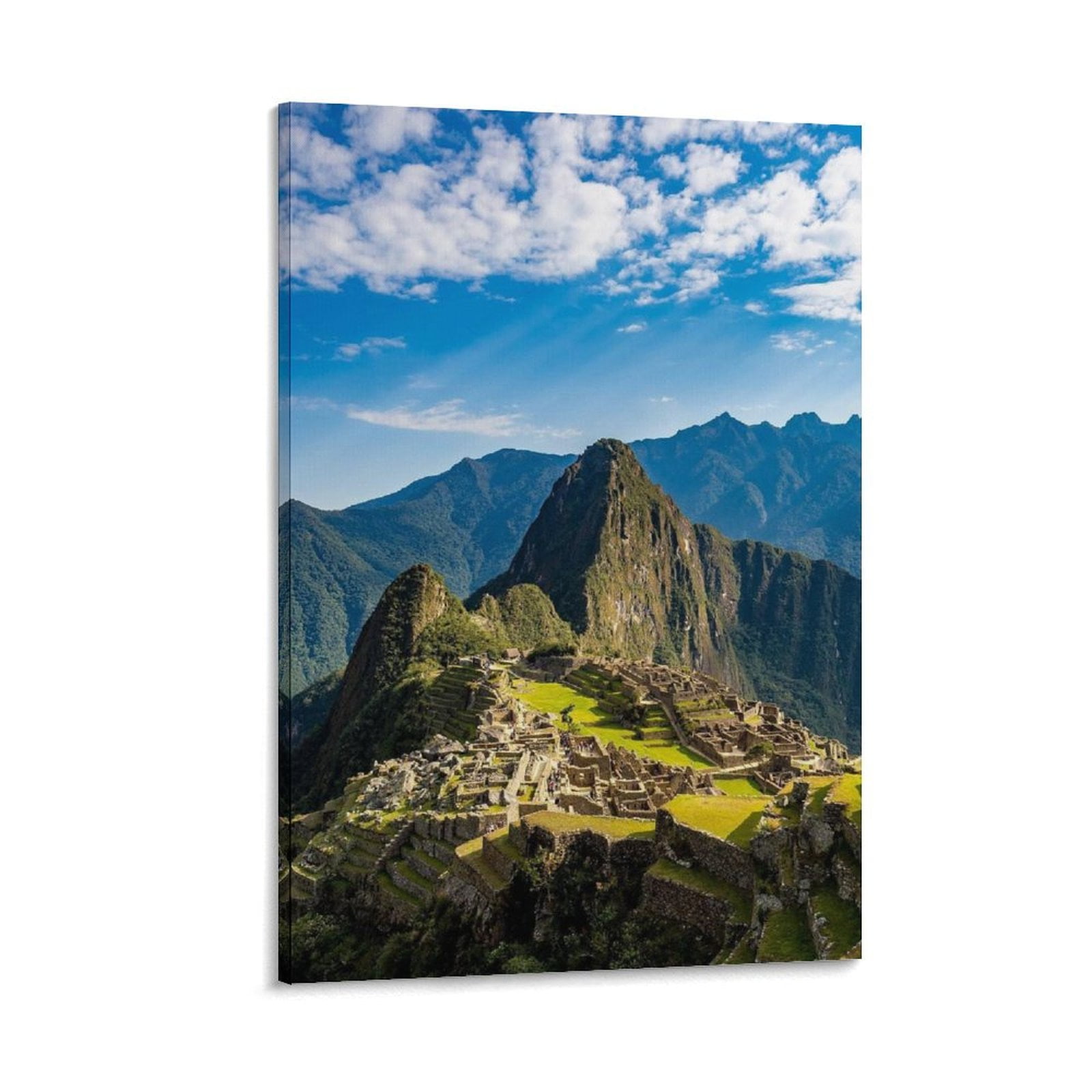 Machu Picchu Peru Famous Tourist Attractions Scenery Gifts Canvas ...