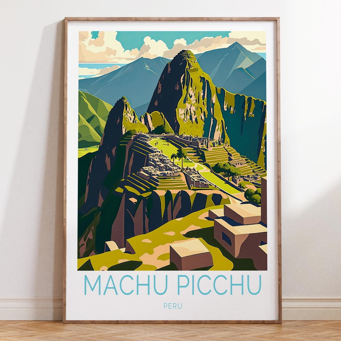 Machu Picchu Peru Travel Poster, Cusco City Wall Art, Machu Picchu ...