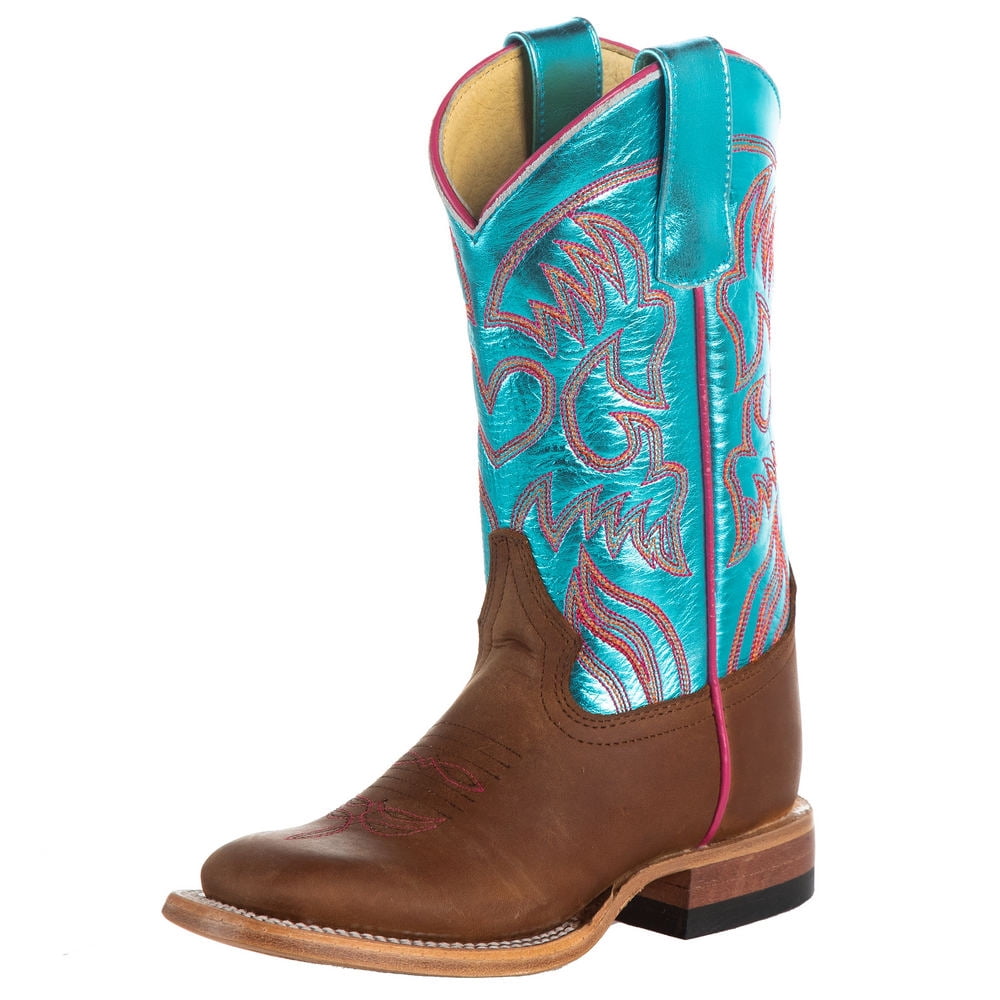 Macie Bean Boys Macie Bean Kids Crazyhorse with Metallic Turquoise Top ...