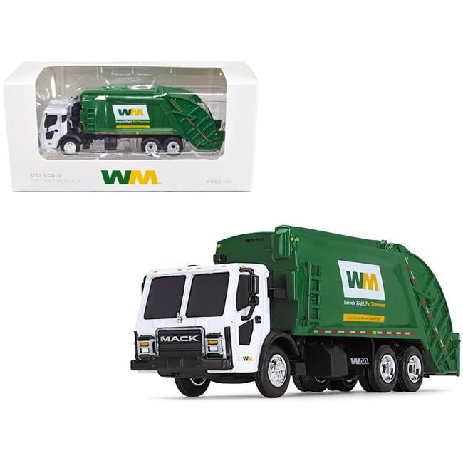 Mack LR Refuse Rear Load Garbage Truck Waste Management 1-87 HO Diecast ...