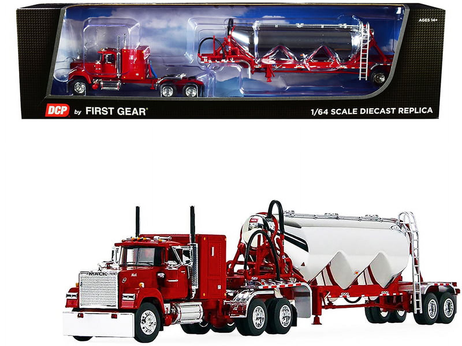 Mack Super-Liner with 60 Flattop Sleeper Cab and Heil 3-Drop Pneumatic ...
