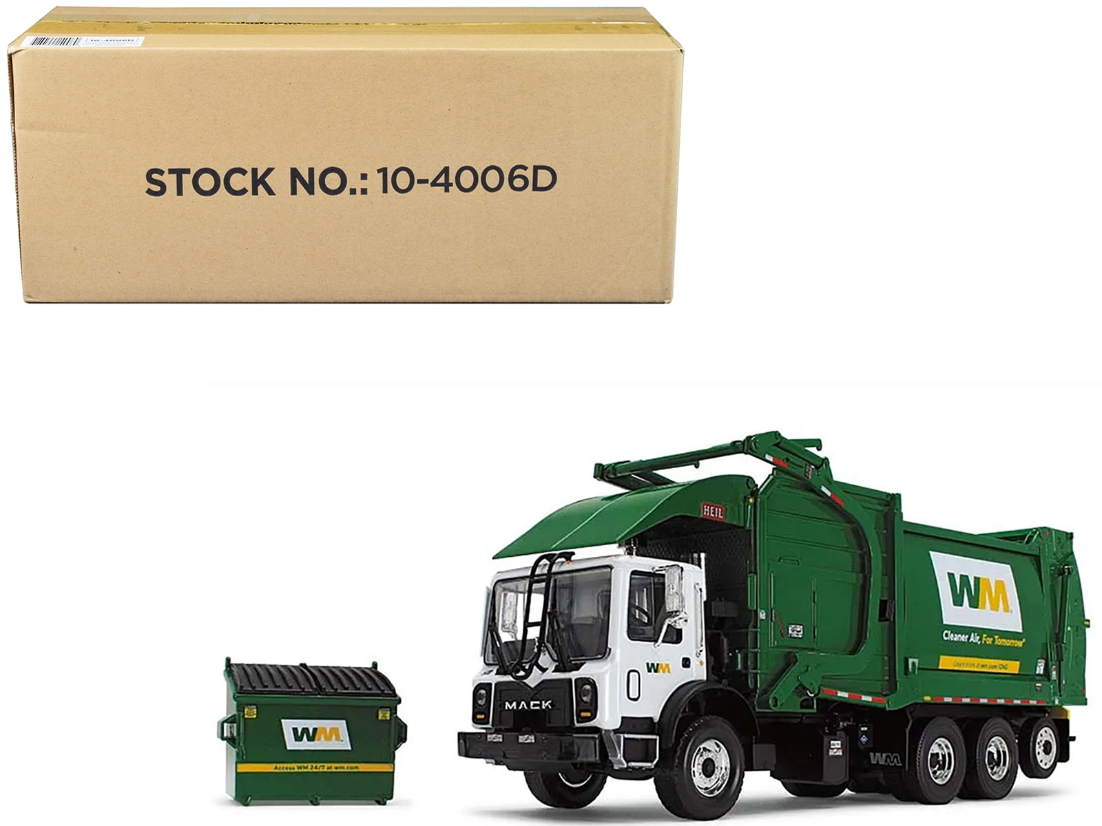 First Gear Mack TerraPro Metal Toy Garbage Truck with Front End Loader ...