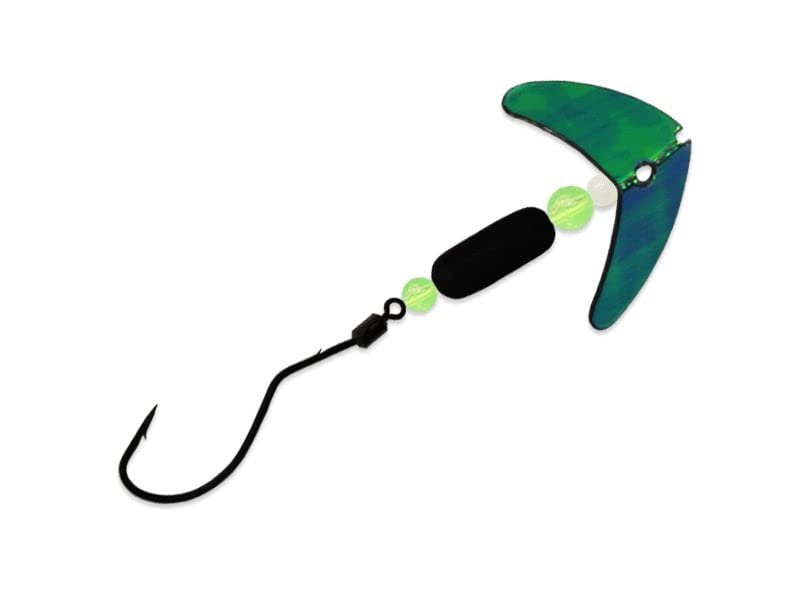 Mack's Lure 63359 Smile Blade Spindrift Walleye Motor Oil Mirror Black ...