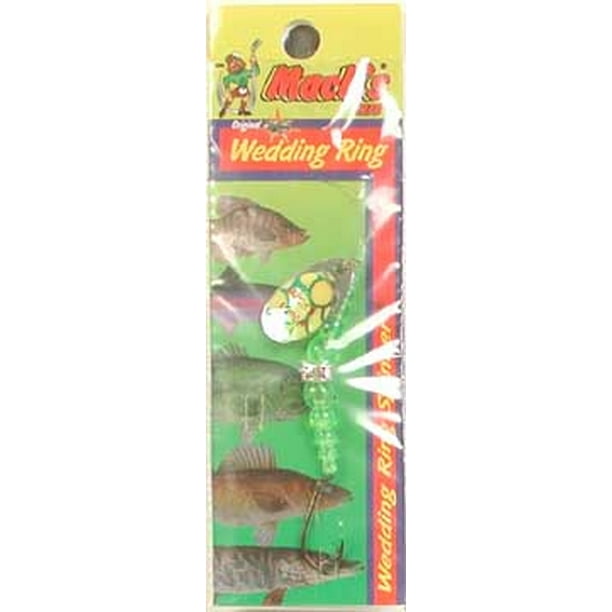 Mack's Lure Classic Wedding Ring Fishing Spinnerbaits, Black/Flo ...