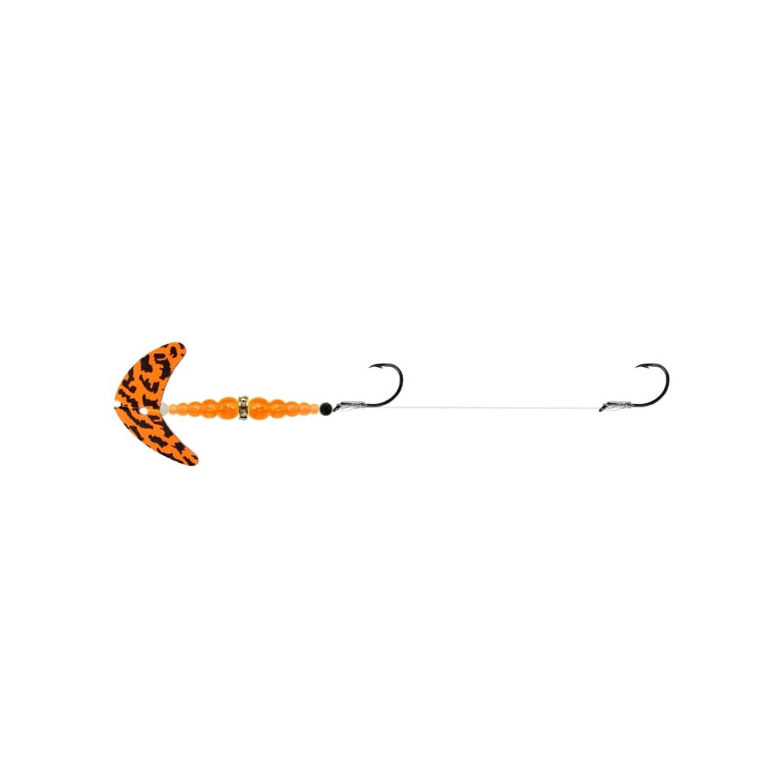 Mack's Lure Double Whammy Walleye #4 Orange Black Tiger/Orange ...