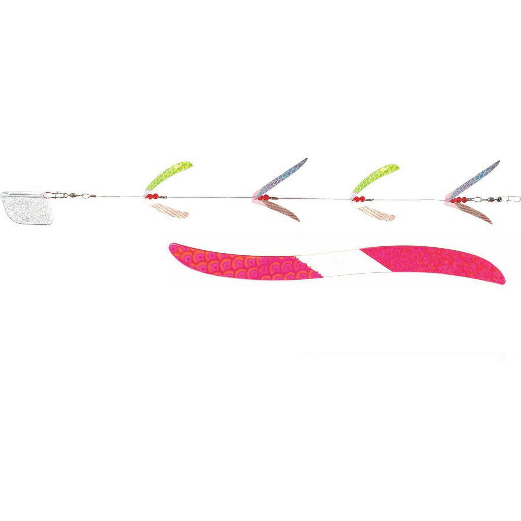 Mack's Lure Flash Lite Trolls 4-Blade, fishing lure Pink/Red - Walmart.com