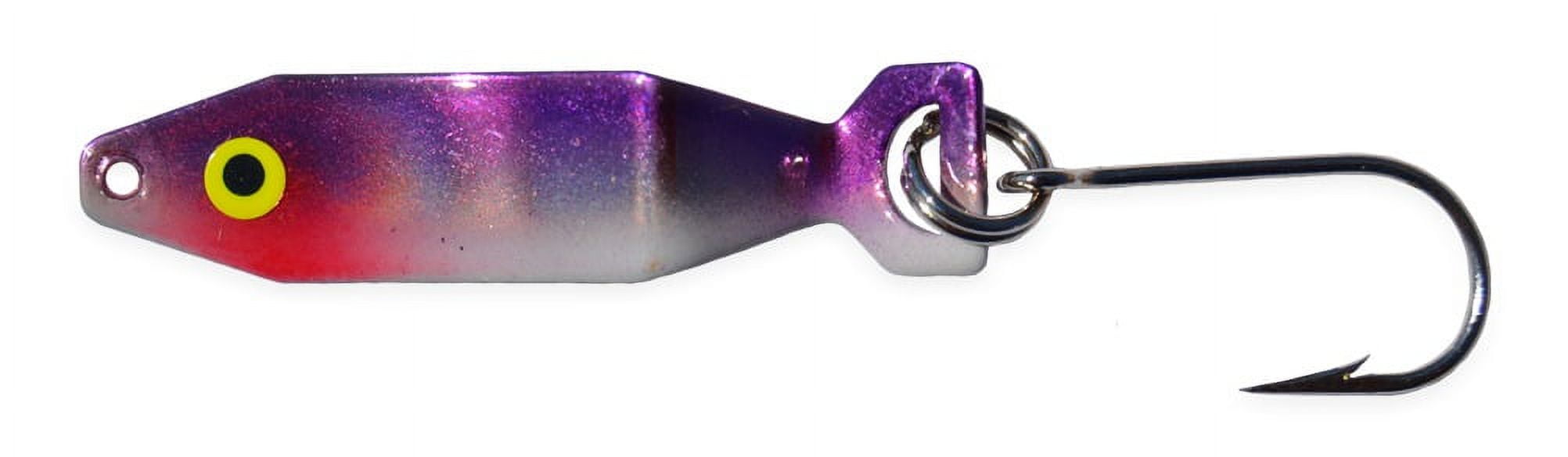 Mack's Lure Hum Dinger 1/8oz Silver Purple White Hard Bait for Trout ...