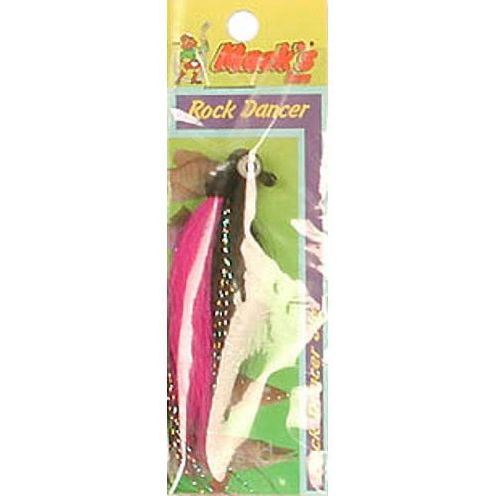 Mack's Lure Rock Dancer 1/4oz Black/Cerise, Hard Bait - Walmart.com