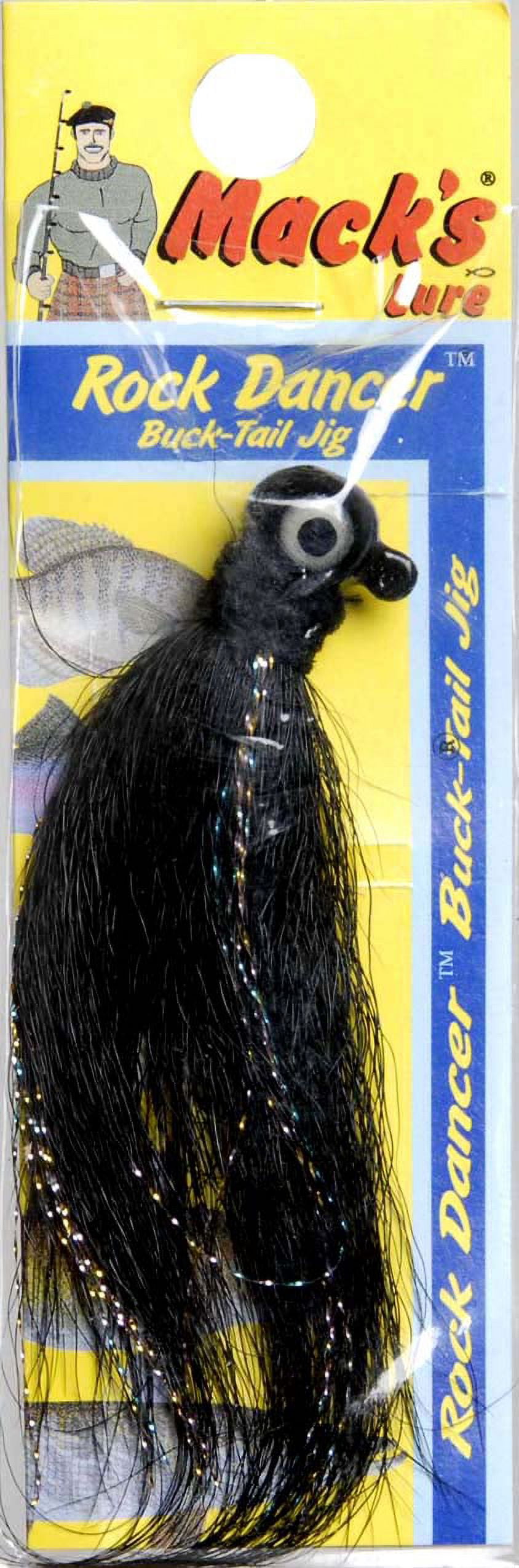 Mack's Lure Rock Dancer 1/4oz Black, Hard Bait - Walmart.com