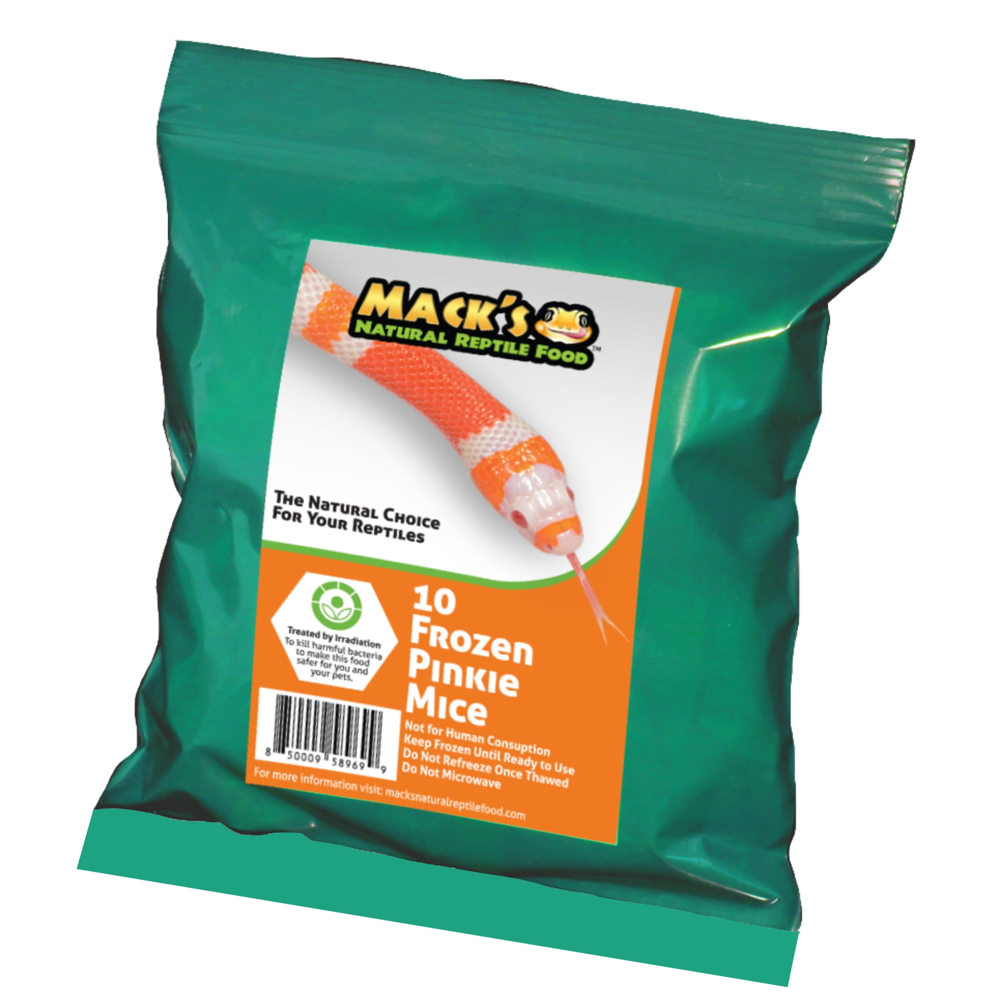 Mack's Natural Reptile Food Pinkie Mouse 10 Ct. - Walmart.com