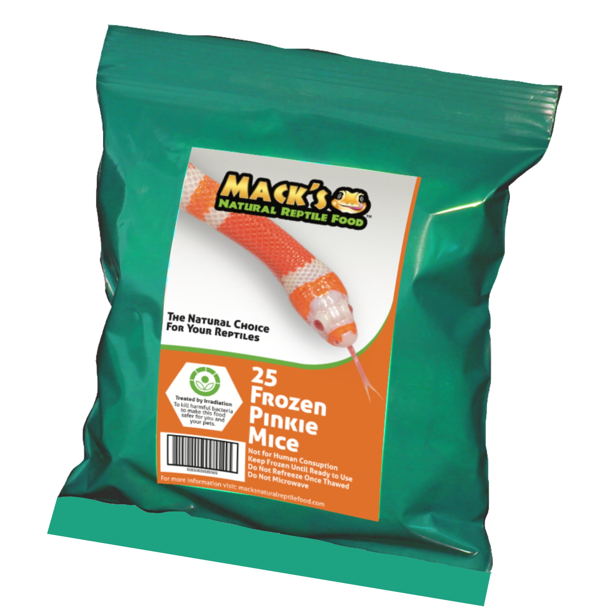 Mack's Natural Reptile Food Pinkie mouse 25 ct. - Walmart.com