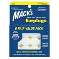 Mack's Pillow Soft Silicone Earplugs 6 Pairs - Walmart.com