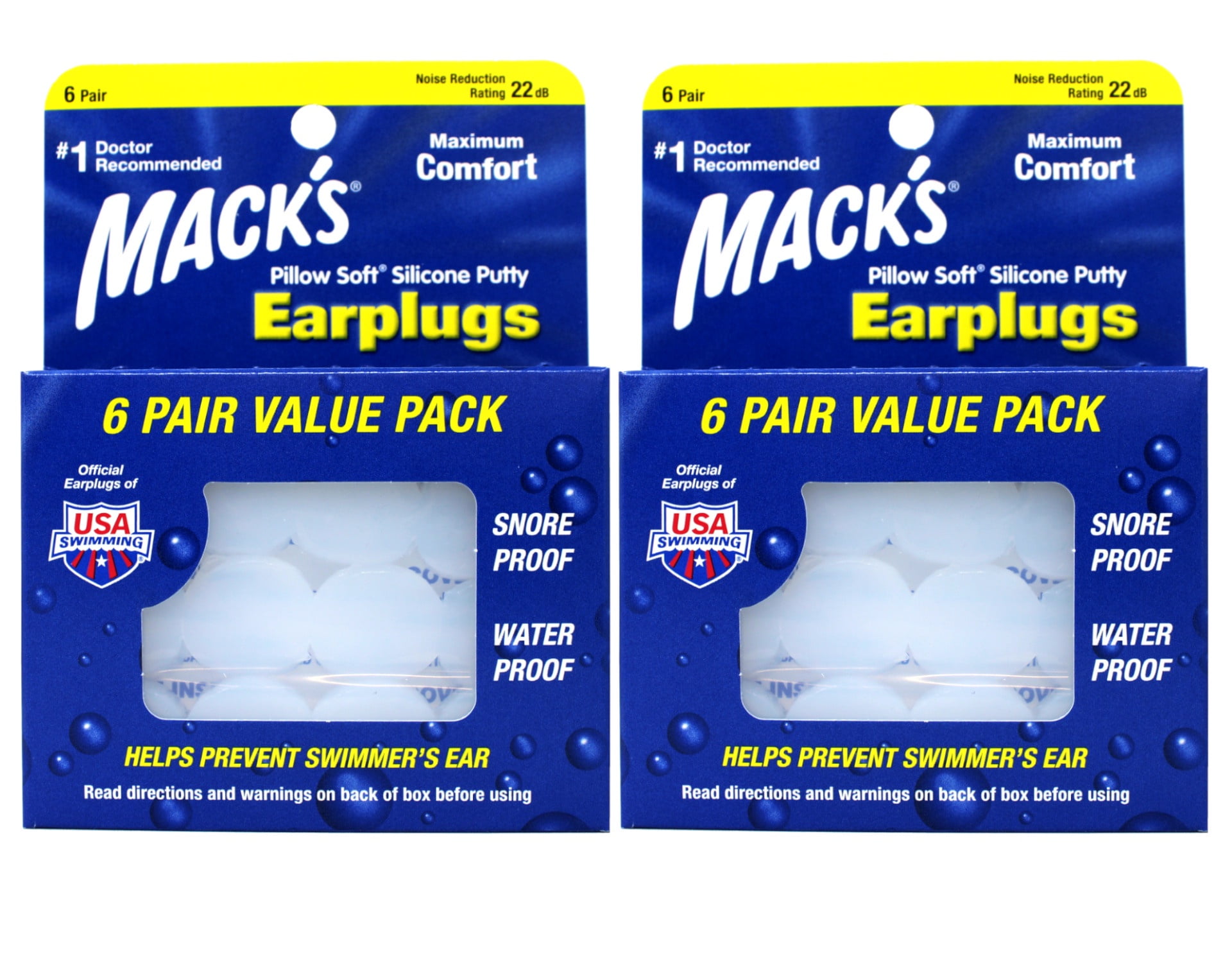 Mack's Pillow Soft Silicone Earplugs, Value Pack - The Original ...
