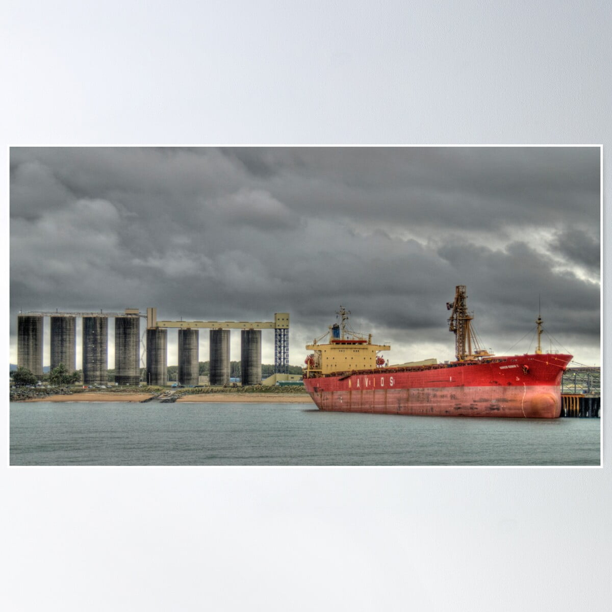 Mackay Harbour, Queensland Poster Wall Art, Modern Wall Decor For Living Room Bedroom, 12x18 ...