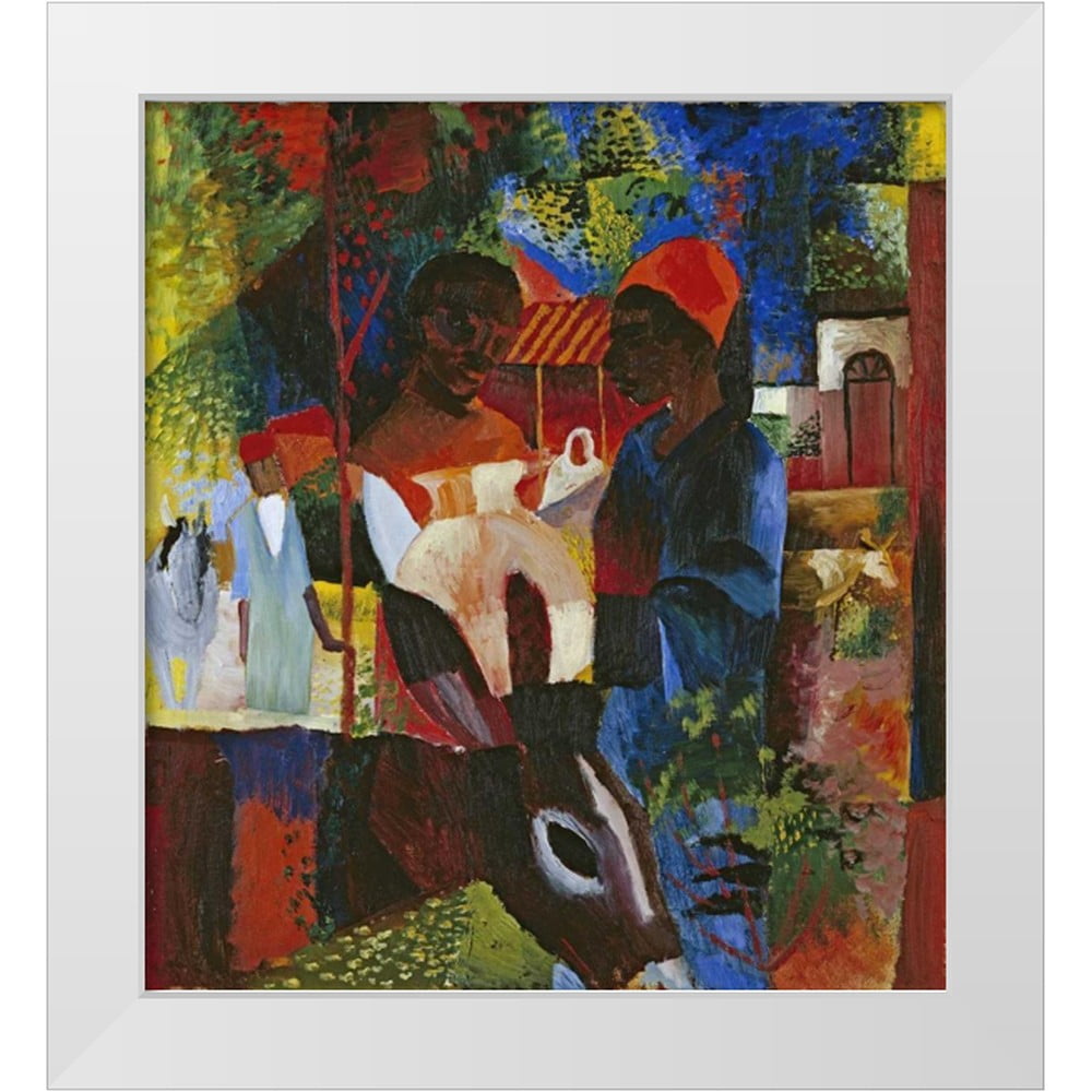 Macke, August 12x13 White Modern Wood Framed Museum Art Print Titled ...