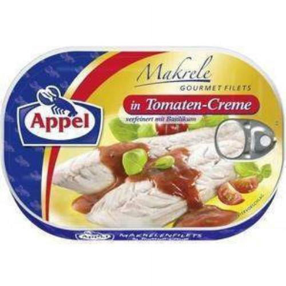 Mackerel Fillets in Tomato Cream (Appel) 200g - Walmart.com
