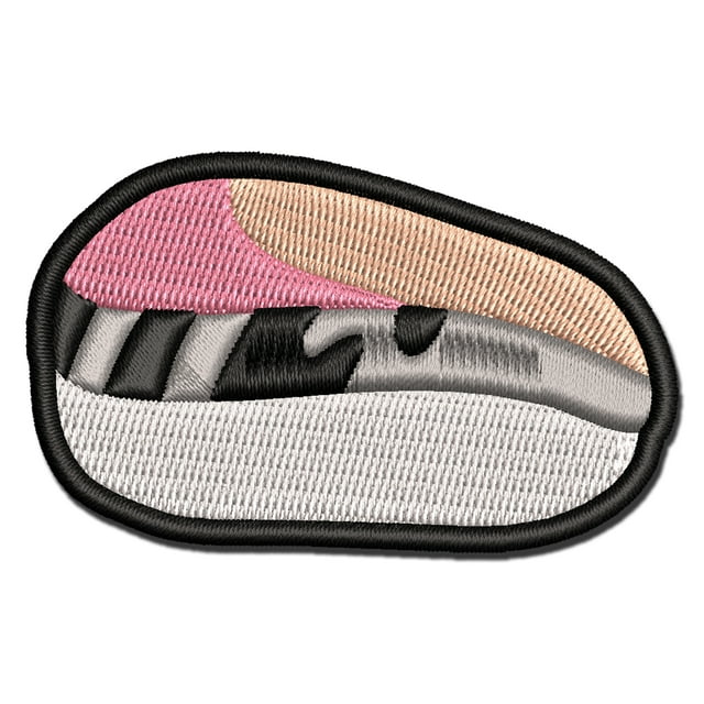 Mackerel Saba Nigiri Sushi Sashimi Applique Multi-Color Embroidered Hook & Loop Patch - 2.0 Inch ...